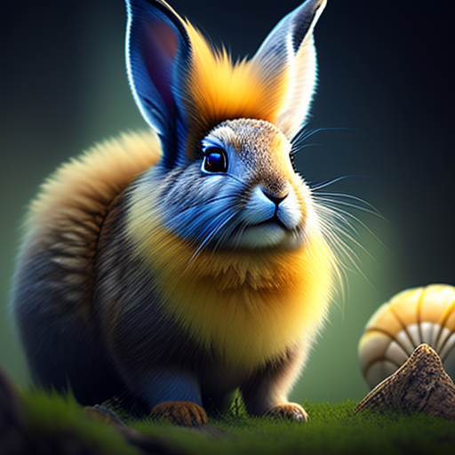 cheery-heron677: A Magic Hare with a Light yellow fur Coat