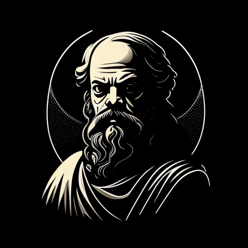 vain-weasel876: computer, philosopher socrates and owl on shoulder