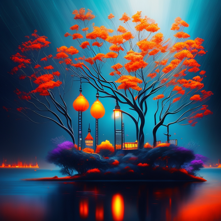 Foul-Rabbit: Craft a lively abstract arrangement showcasing the ...