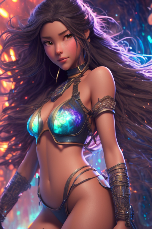 kiber203: Marvel Storm, shoulder length messy hair no clothing, happy, Full body, Beautiful ...