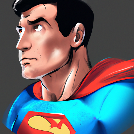 Superman Face Comic