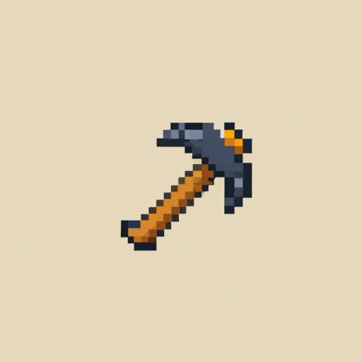 bitfloorsghost: a pickaxe