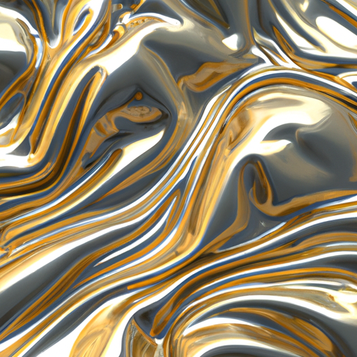 Liquid Metallic Background