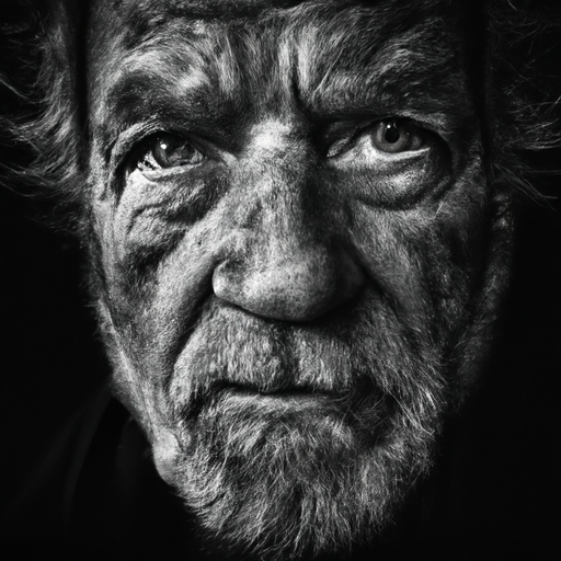 bitfloorsghost: a rugged old man