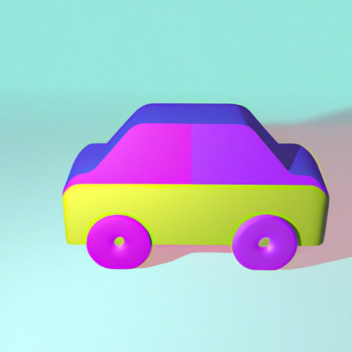 bitfloorsghost: a flat toy car