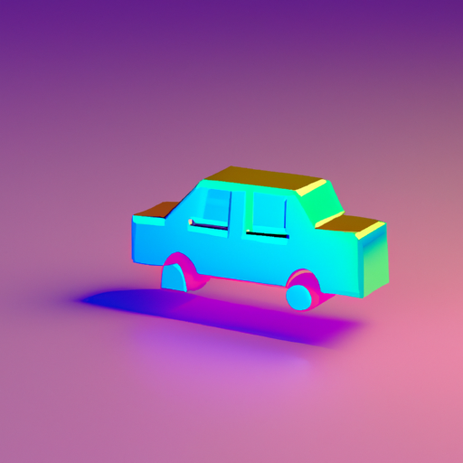 bitfloorsghost: a flat toy car