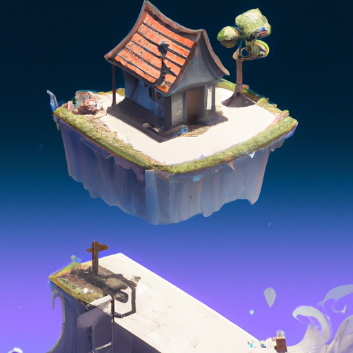 bitfloorsghost: a house on a plinth