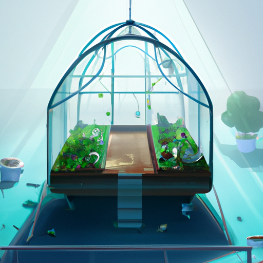 bitfloorsghost: a greenhouse on a plinth