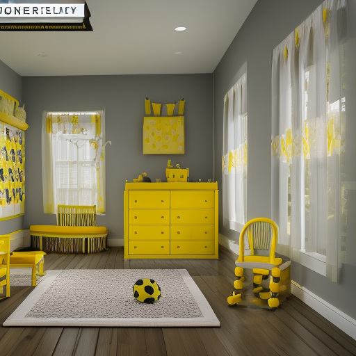 bitfloorsghost: a yellow nursery