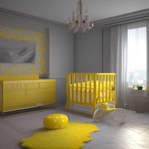 bitfloorsghost: a yellow nursery