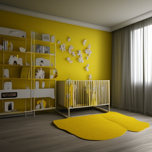 bitfloorsghost: a yellow nursery