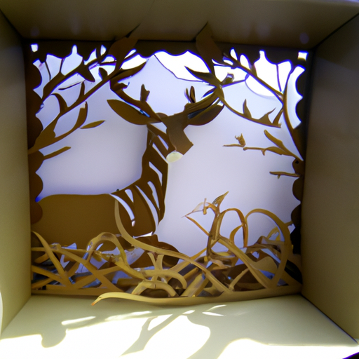 bitfloorsghost: a deer in the woods