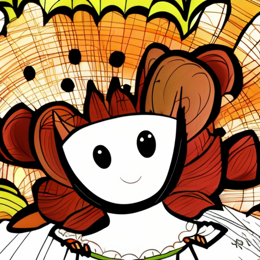 bitfloorsghost: a sun, cartoon, line art, black lines, white background, coloring book