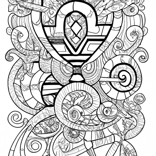 Fractal Coloring Pages For Kids