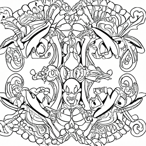 Fractal Coloring Pages For Kids