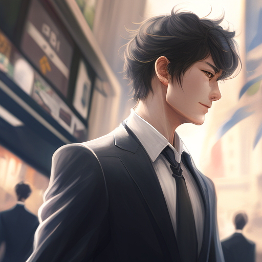 Anime Businessman