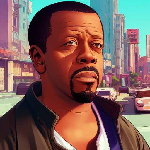 Martin Lawrence Caricature