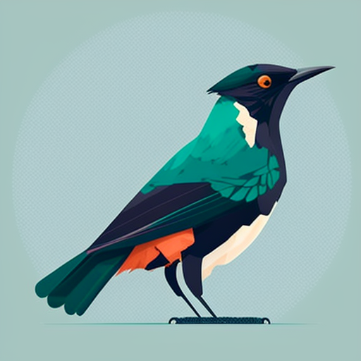 bitfloorsghost: a bird