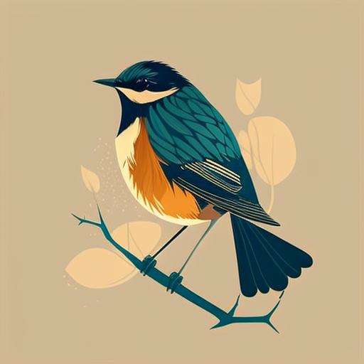 bitfloorsghost: a bird