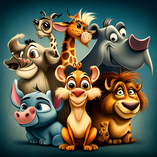 Disney Cartoon Animals