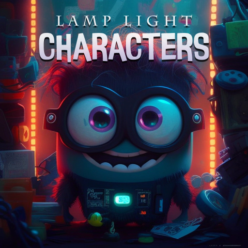 Lamp Light Characters | PromptHunt Template
