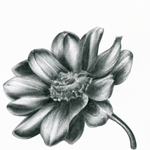 Detailed Drawings Of Flowers