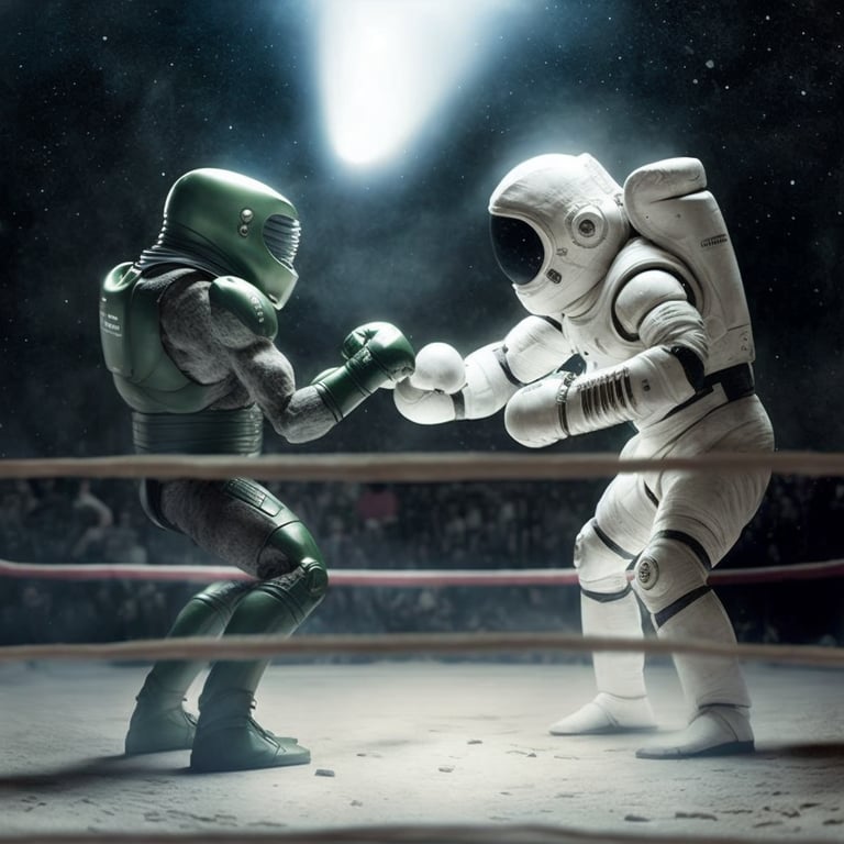 Astronaut Fighting