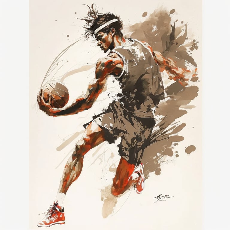 bitfloorsghost: a basketball player