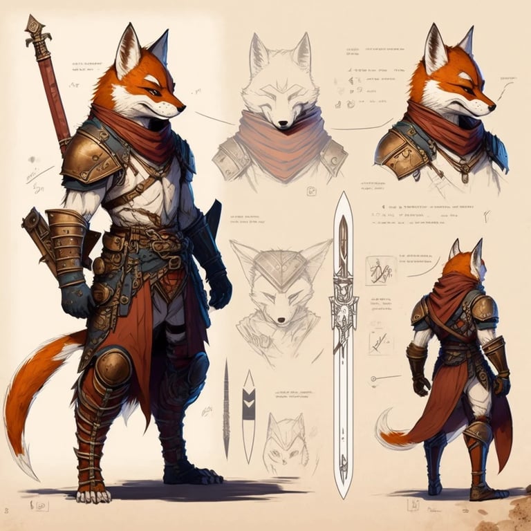Character Concept Art | PromptHunt Template