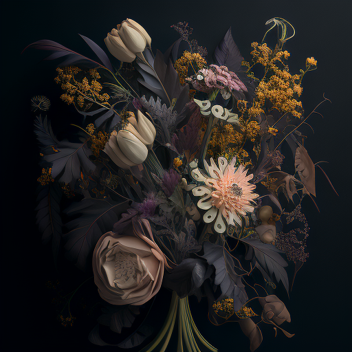 addison: Close-up, bouquet of flowers