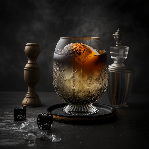 craigbrooks: black pepper old-fashioned with a single, perfect sphere ...