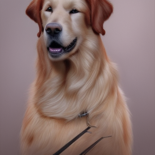 Old Fat Golden Retriever