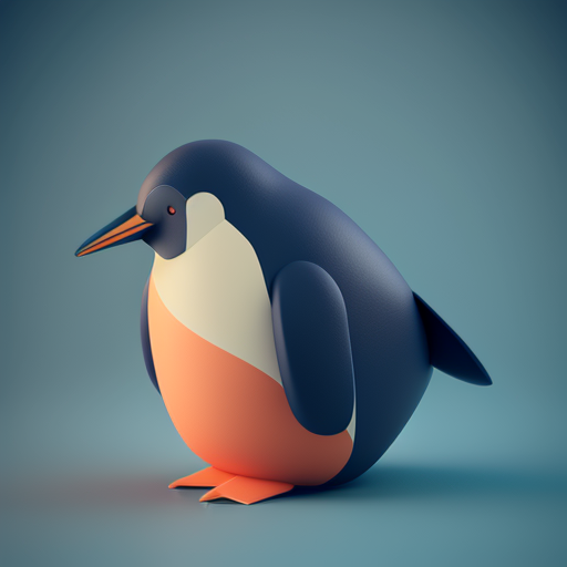 posh-mink530: 3d penguin illustration simple