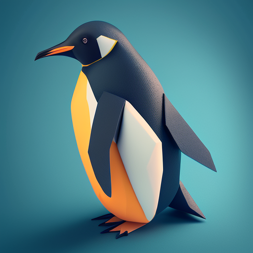 posh-mink530: 3d penguin illustration simple