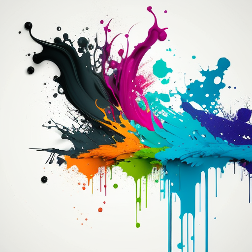 Paint Color Splash Wallpaper