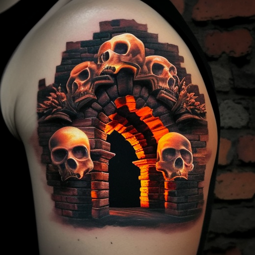 Pile Of Skulls Tattoo