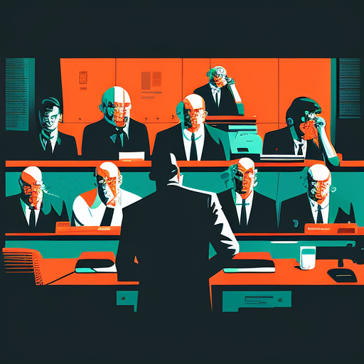 surea.ilabs: 12 angry men in a courtroom