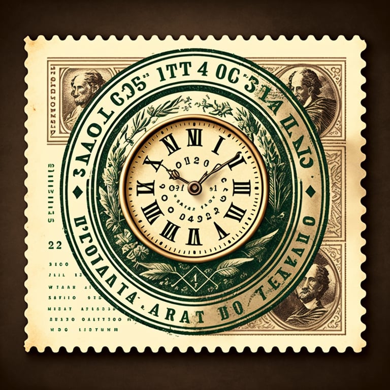 High Detail Stamp Design | PromptHunt Template