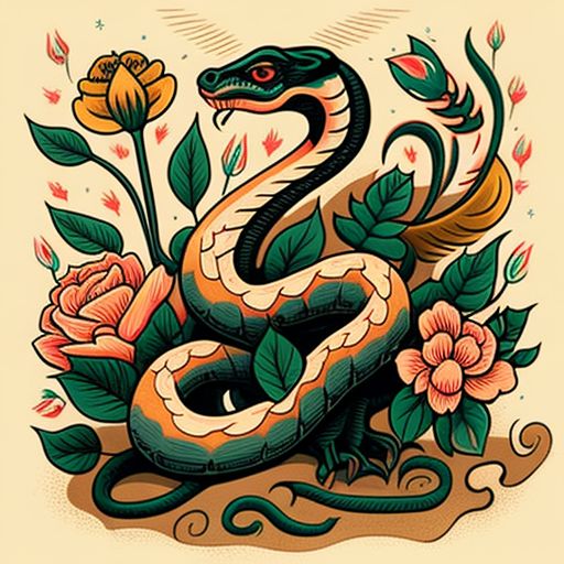 Sailor Jerry Snake Tattoo Designs