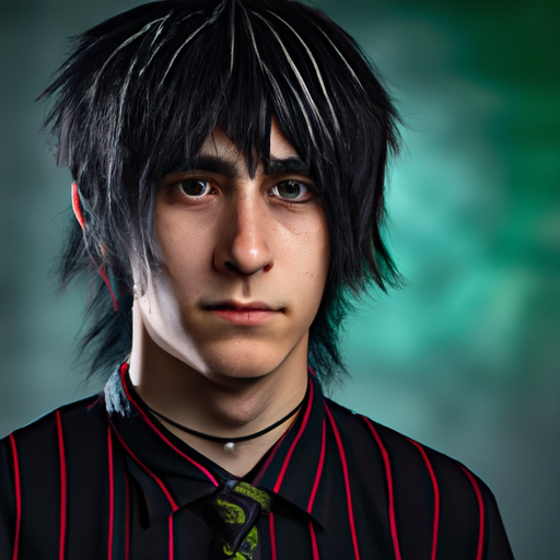 bitfloorsghost: an emo guy