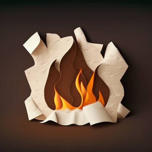 Fire Out Of Paper