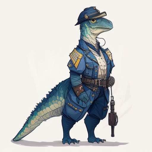 Anthro Dinosaur