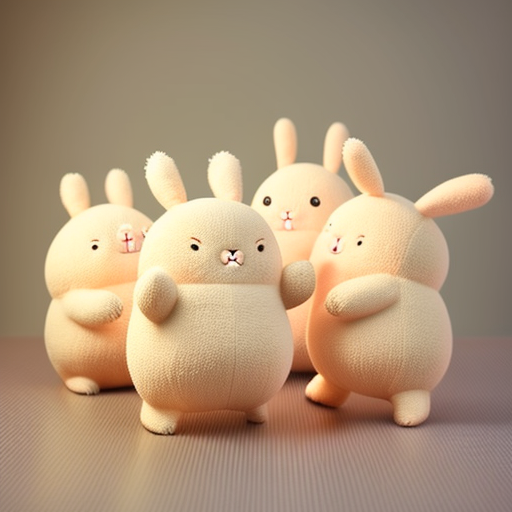 tongwu: fat rabbits dance to celebrate the new year