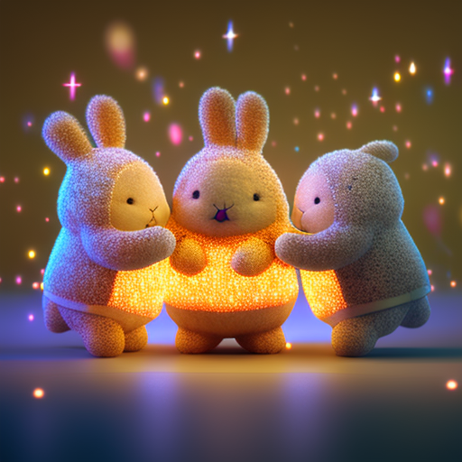 tongwu: fat rabbits dance to celebrate the new year