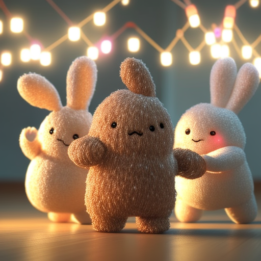 tongwu: fat rabbits dance to celebrate the new year