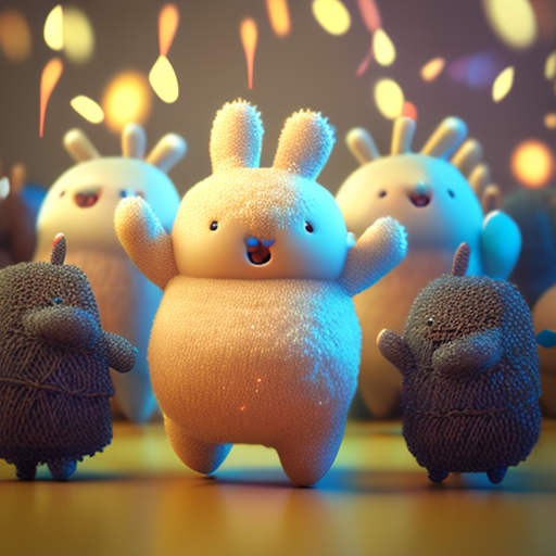 tongwu: fat rabbits dance to celebrate the new year