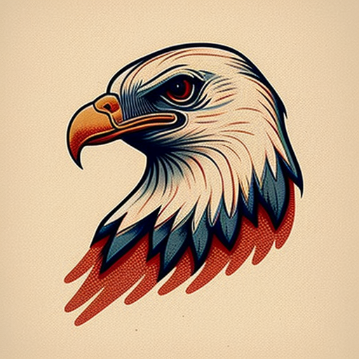 Neo Traditional Eagle Tattoo