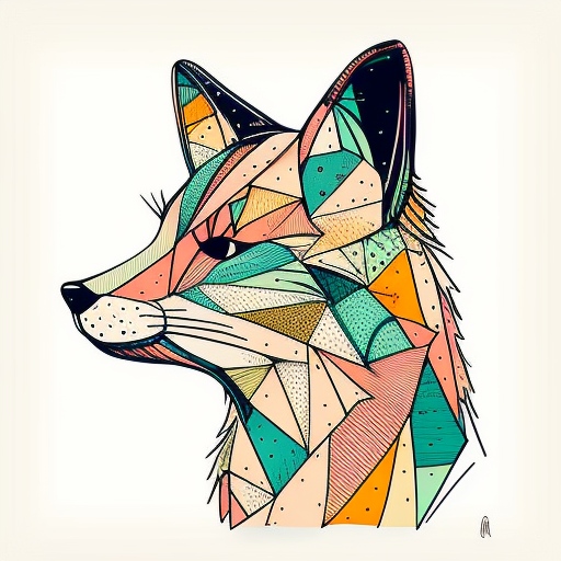 alexistoyane: female fluffy anthropomorphic fox animal, head of fox