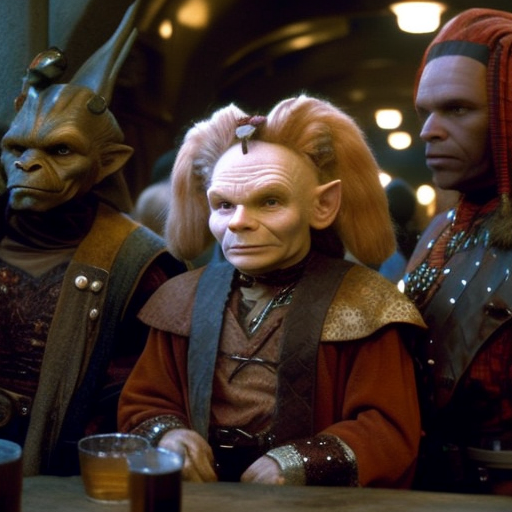 sandcrawlermusk: Neelix, Quark and Guinan walk into a bar