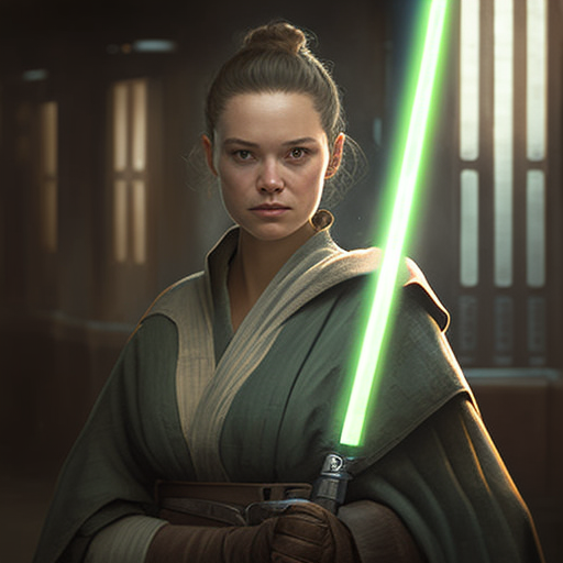 Female Jedi Green